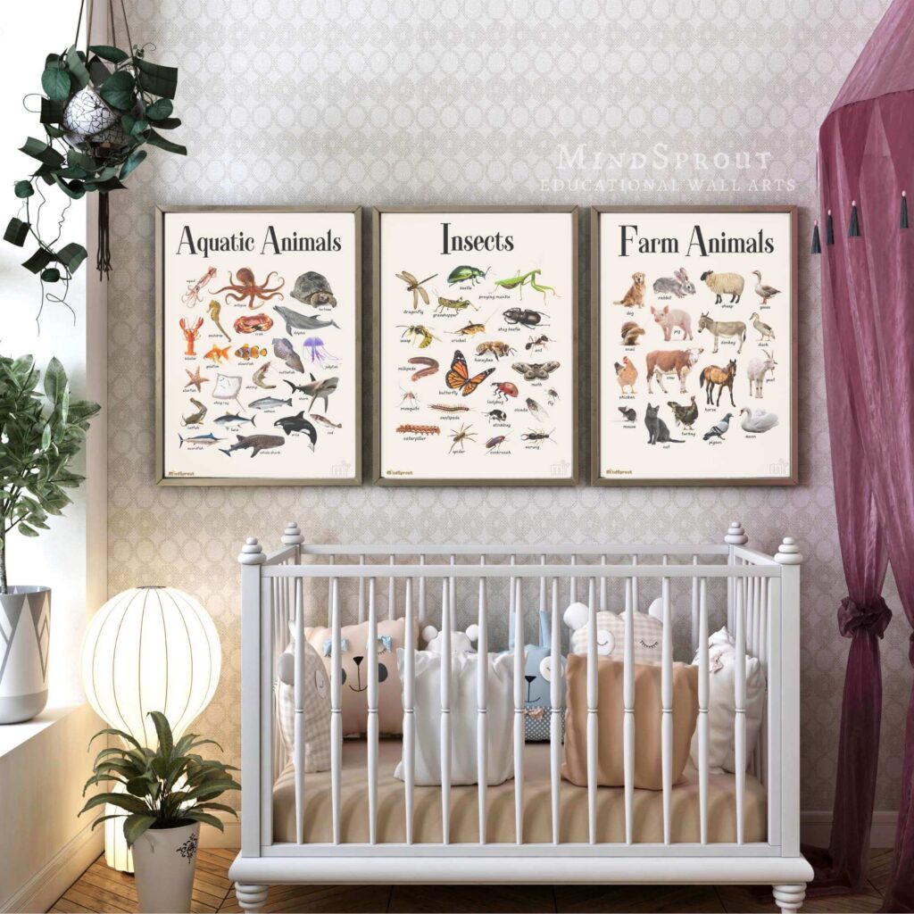 Farm Animals Printable Poster