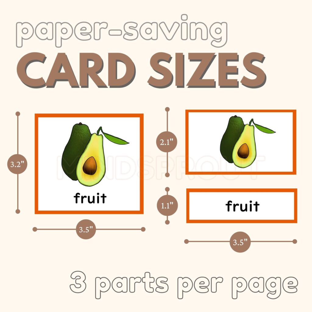 Parts of the Fruit 5-Part Cards & Booklets