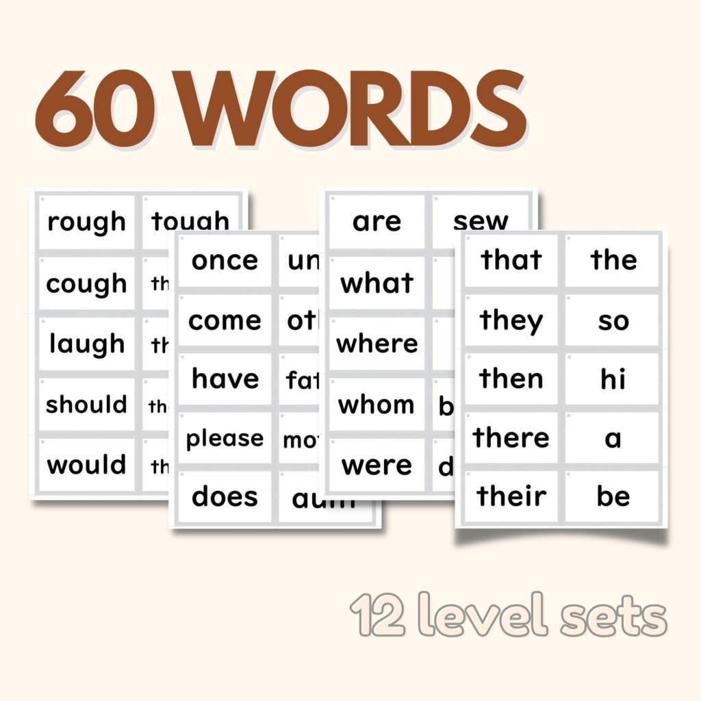 Puzzle Word Cards