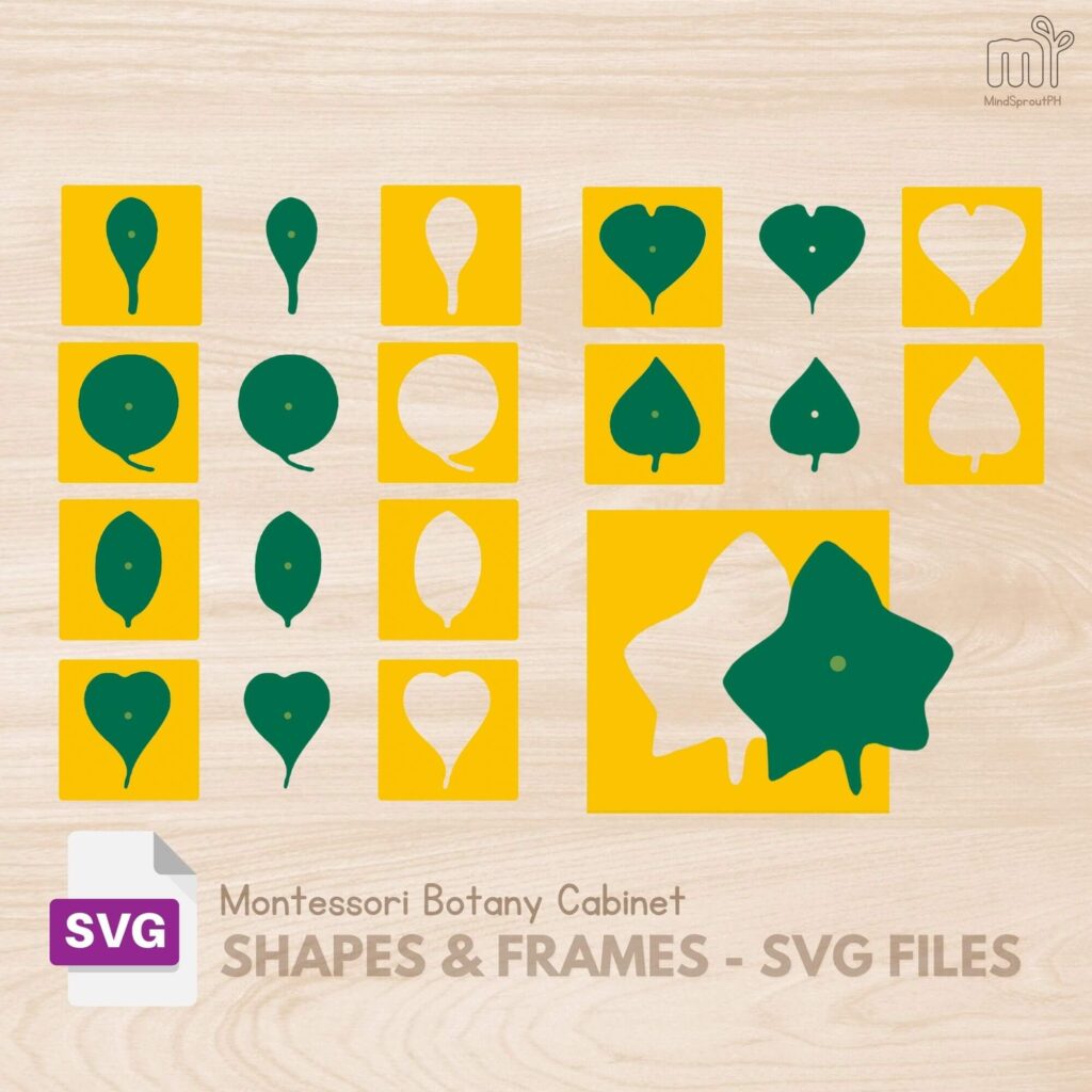 DIY Leaf Cabinet Shapes (SVG)