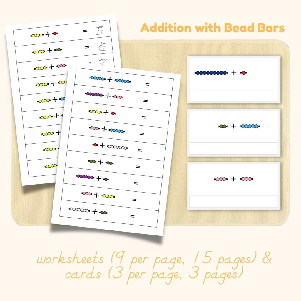 Addition with Bead Bars & Number Rods