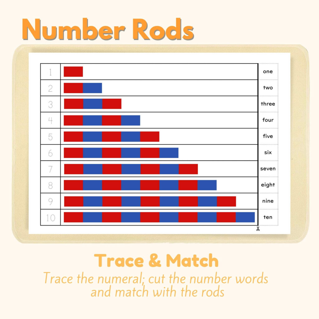 Number Rods Extension Activities