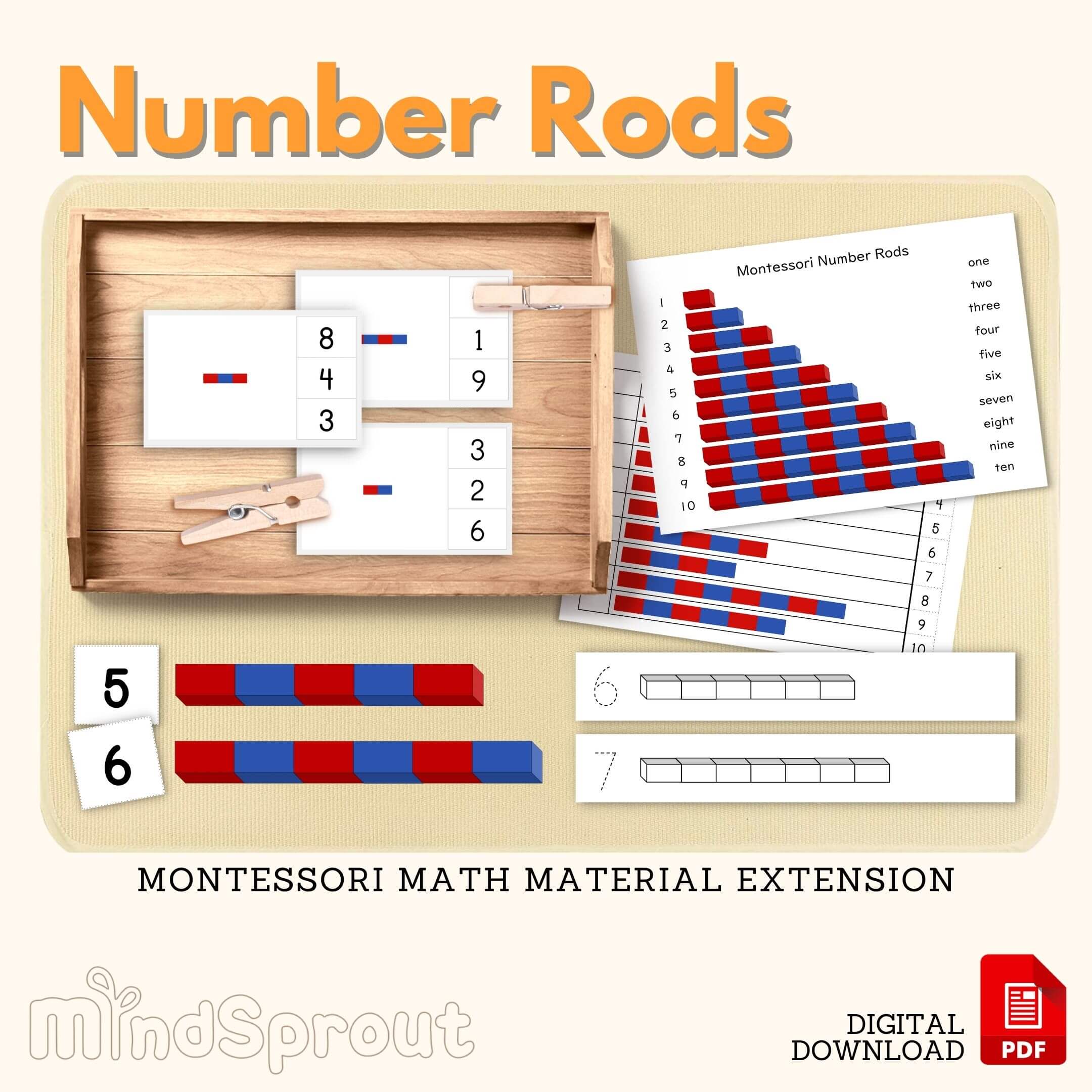 Number Rods Extension Activities