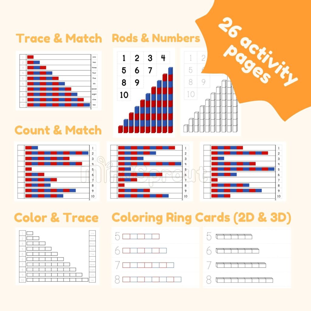 Number Rods Extension Activities